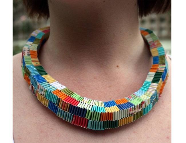DIY How To Make Paper Necklaces