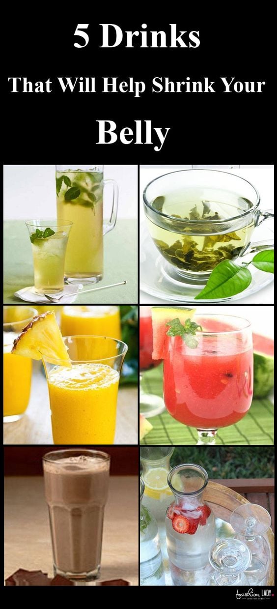 5 Drinks That Will Help Shrink Your Belly