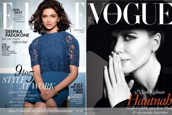 August 2013 Fashion Magazine Covers and Photoshoots