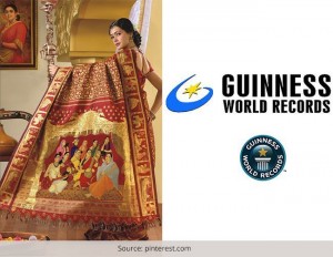 World’s Most Expensive Saree now in Guinness Book of World Records