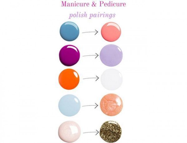 A Mani-Pedi Chart for Unusual and Awesome Colour Combinations