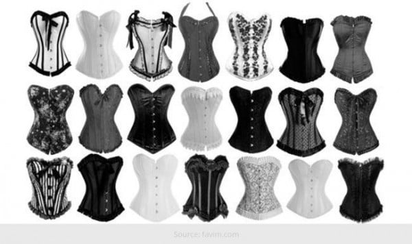 Corset Guide: Which Type of Corset Should Be Worn Under What Clothing