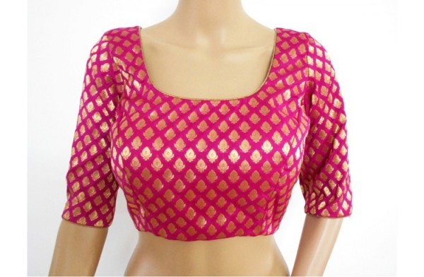 20 Brocade Blouse Designs – Stealing The Show!