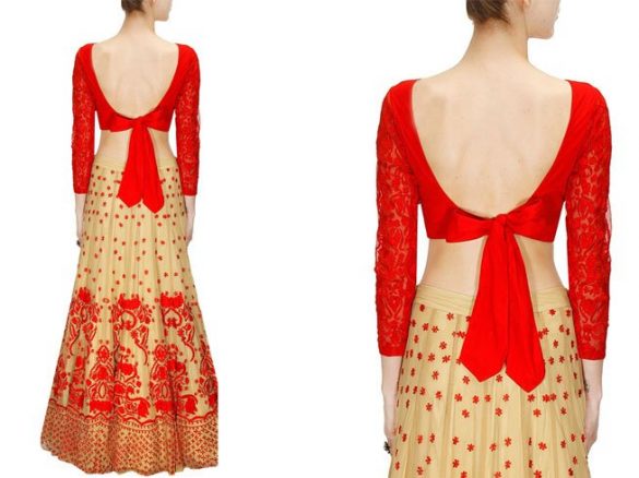 27 Backless Blouse Designs For Raw Sensual Appeal
