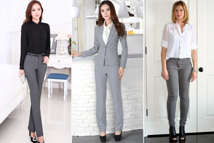 What to Wear with Dark Grey Pants Female - Buy and Slay What to Wear with Dark Grey Pants Female - Buy and Slay