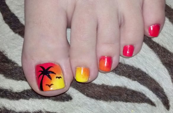 35 Easy Toe Nail Designs That Are Totally Worth Your Time