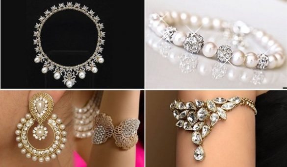 Light Weight Jewelry Designs For A Simple Bride