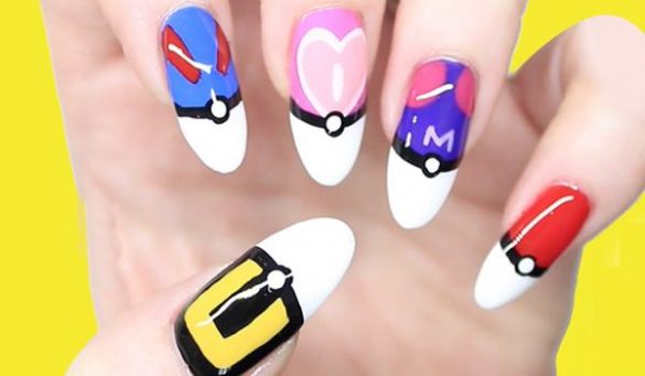 Pokémon Go Nail Art Design