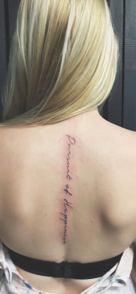 64 Cool and Contemporary Spine Tattoos Ideas