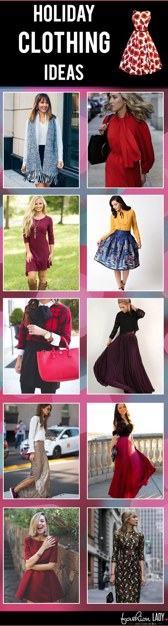 Holiday Clothing Ideas That Ring In The Seasons Colors