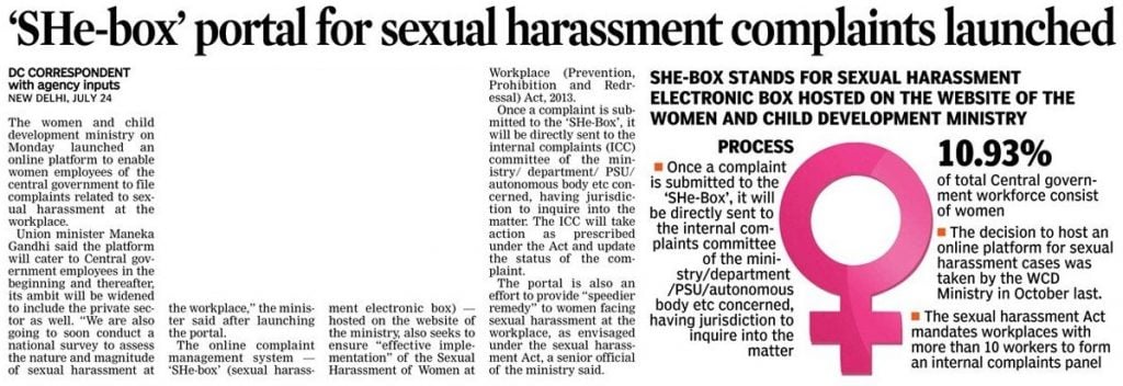 Introducing SHe-Box: An Online Complaint System Against Sexual ...