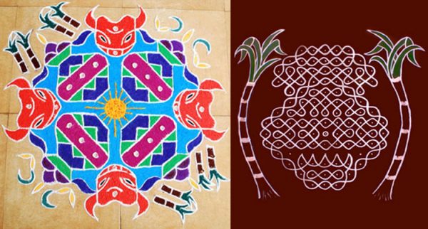 Easy Small Muggulu Designs For Sankranthi 2022