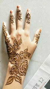 Top Rose Mehndi Designs To Be The Cynosure Of All Eyes!